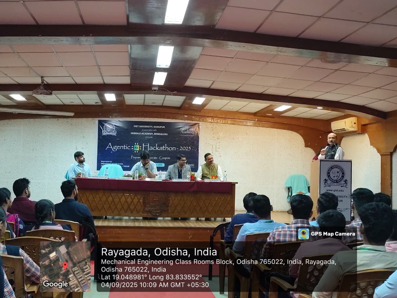 Agentic AI Hackathon – 2025 - GIET University | Odisha | Gunupur